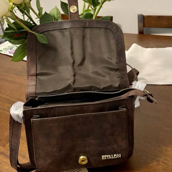 Estalon | Bags | Estalon Crossbody Leather Pursenwt | Poshmark